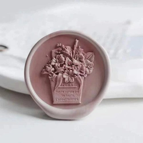 Bouquet Mailbox Wax Seal Stamp (Pre-Order) - Cloverloft Paperie
